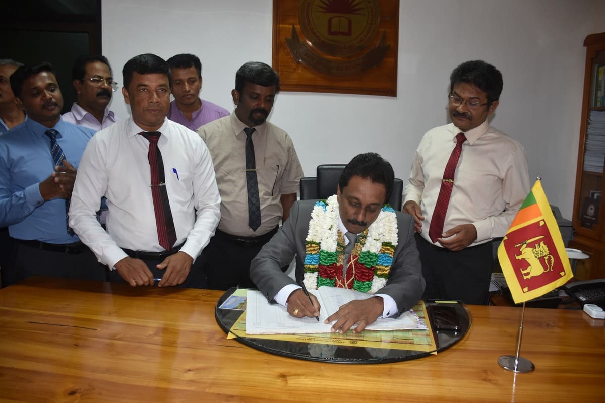 Assumption of duties of 11th Vice Chancellor, Prof. Pararajasingham ...